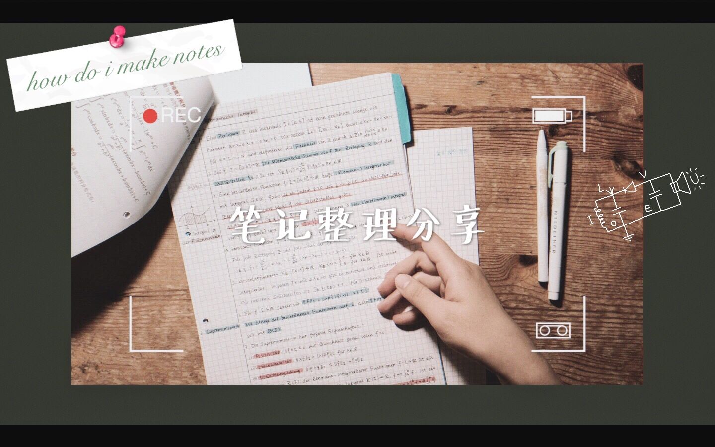 ...高效有用的笔记术|我如何整理笔记|强迫症必看|如何写整齐又好看的...