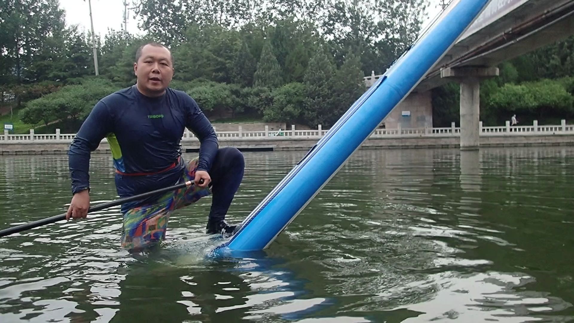 桨板入门必修课-水中上板!