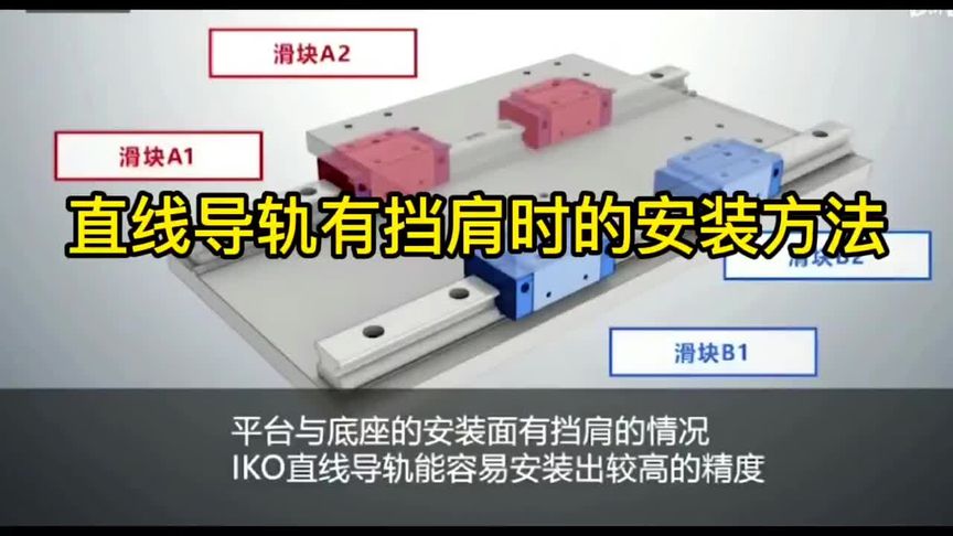 IKO直线导轨滑块安装教程 粽子节快乐 端午节快乐