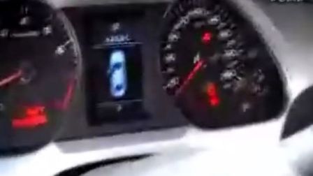 09款新奥迪A6L发动机仪表显示体验