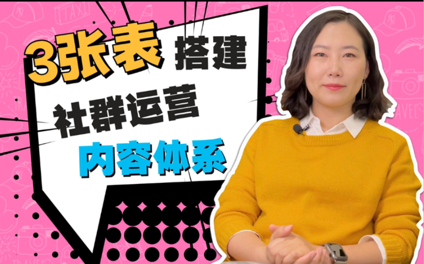 社群运营怎么管理好内容管理?收好这3张表