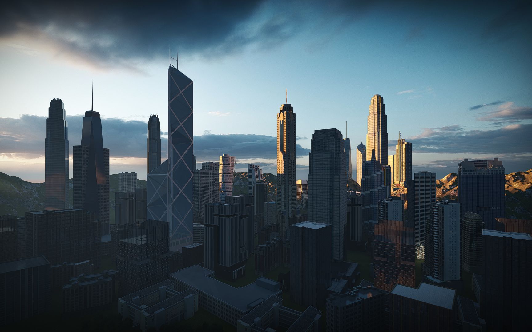 Lumion9 10通用城市景观效果图规划设计建筑群配楼模型 185款