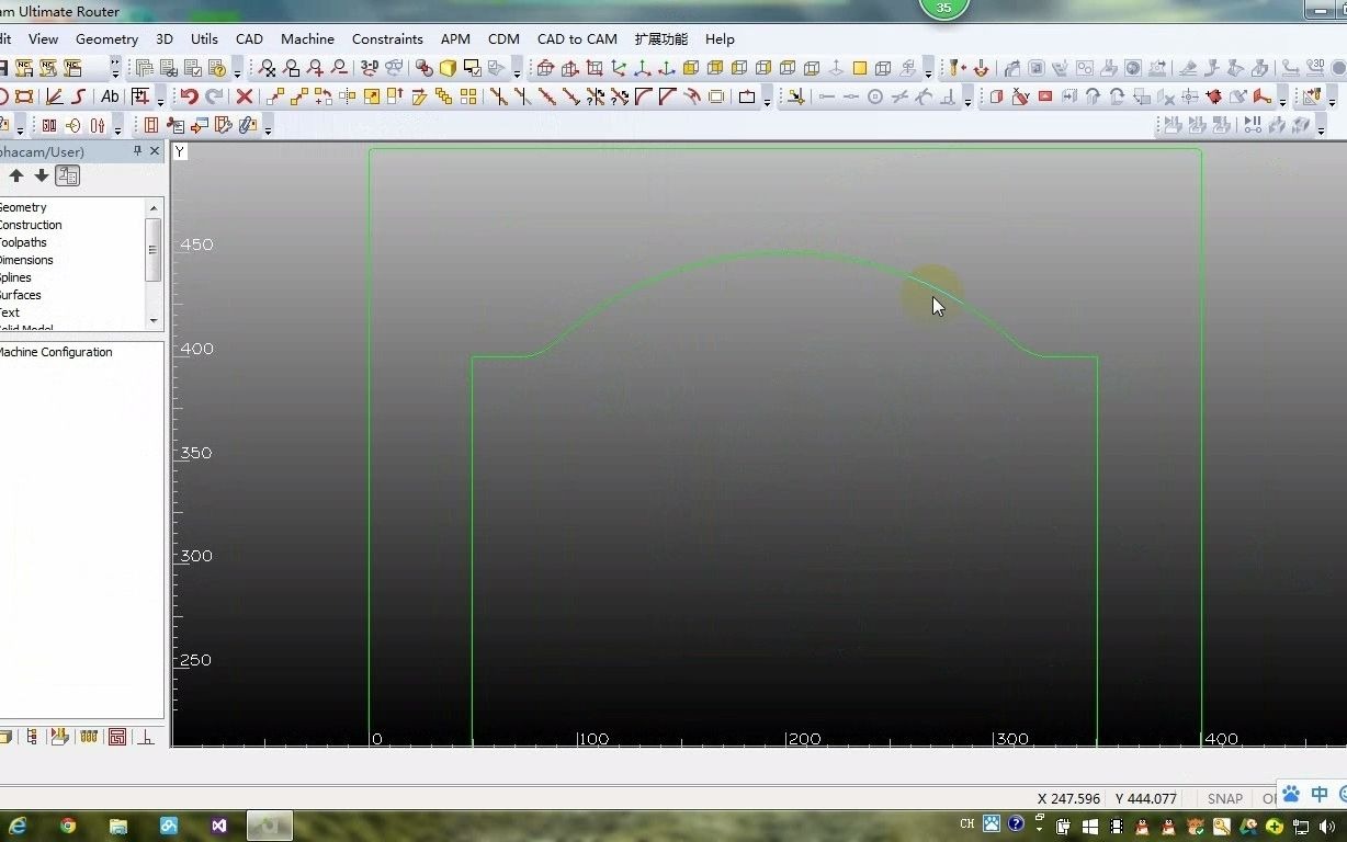 alphacam CDM模块门板设计教程 阿尔法软件讲解视频