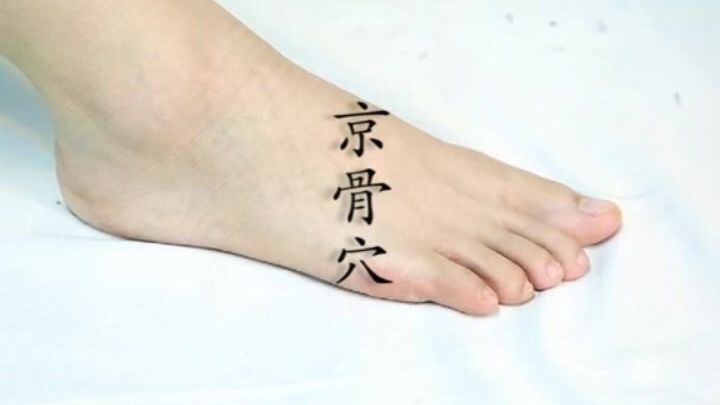 一起学艾灸取穴,每日一穴(京骨)