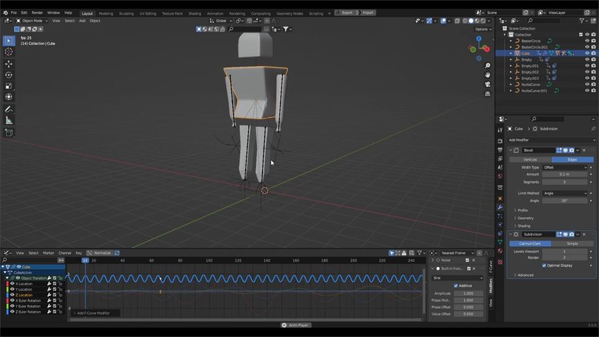 如何在Blender中在20分钟内设置完整角色的动画!