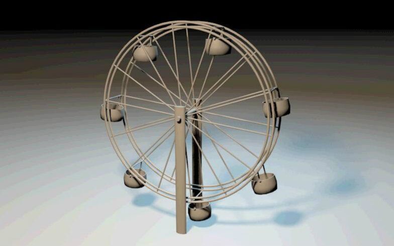 C4D 摩天轮