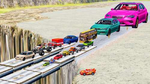 大车小车硬碰硬!振动台极限测试,谁能扛到最后?