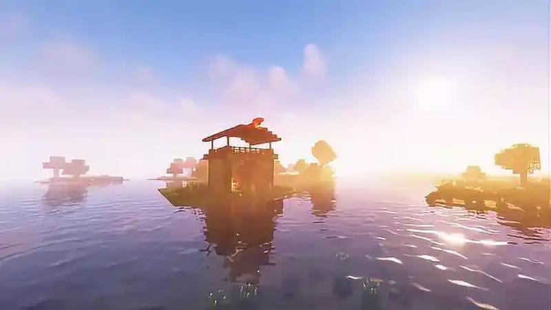 我的世界:超级海景房,想不出怎么形容,直接看吧!