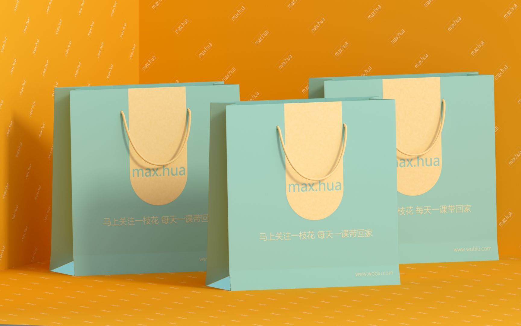 109-C4D-手提袋渲染(本案例完结)