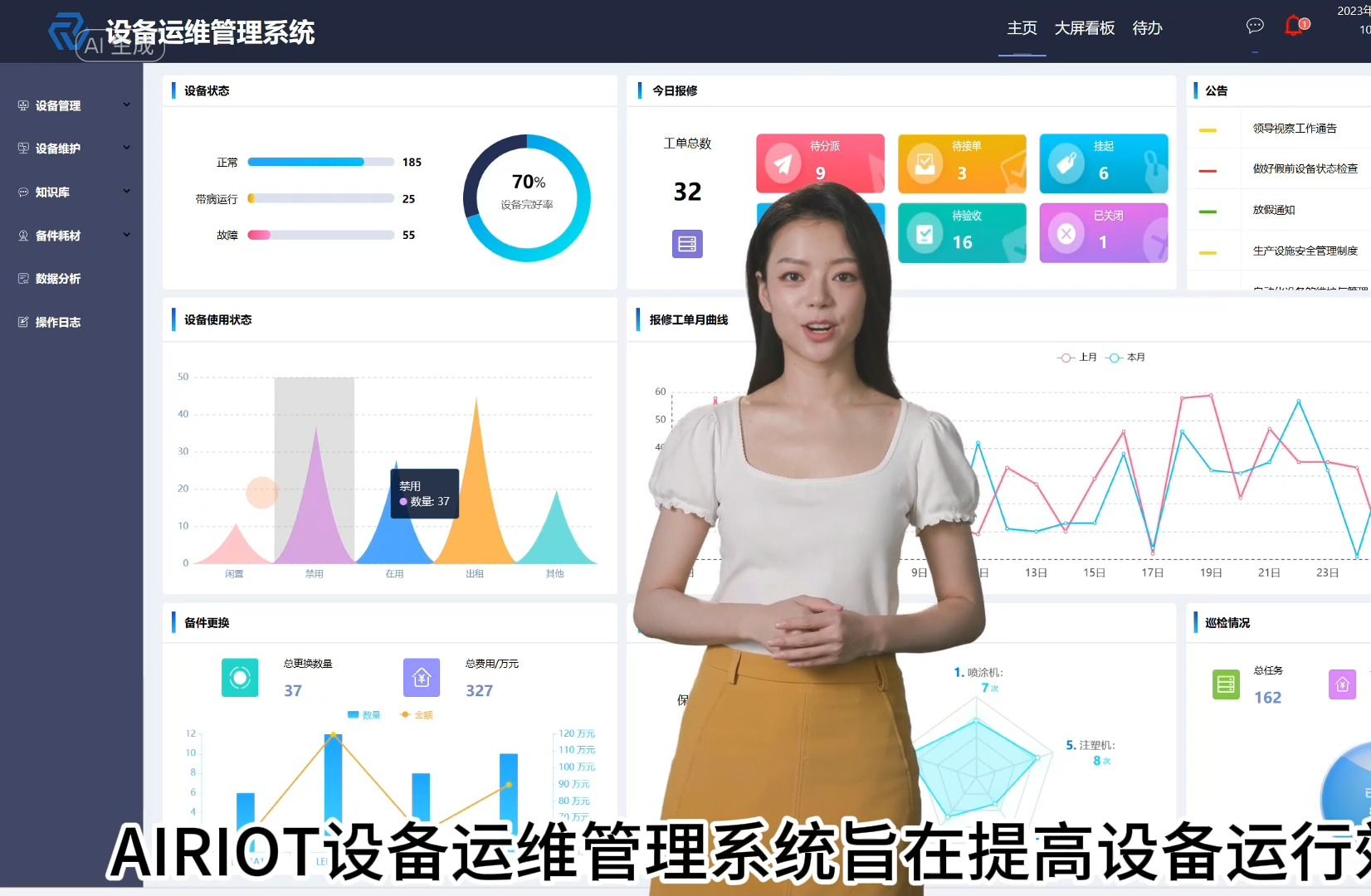 AIRIOT设备运维管理系统,实现设备全生命周期管理!