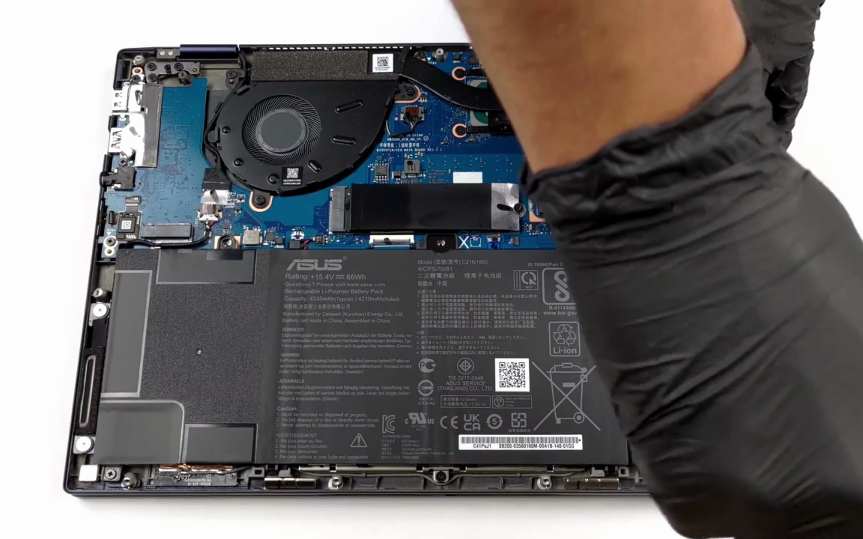 ASUS 华硕 ExpertBook B5 Flip B5302F 笔记本拆机手册