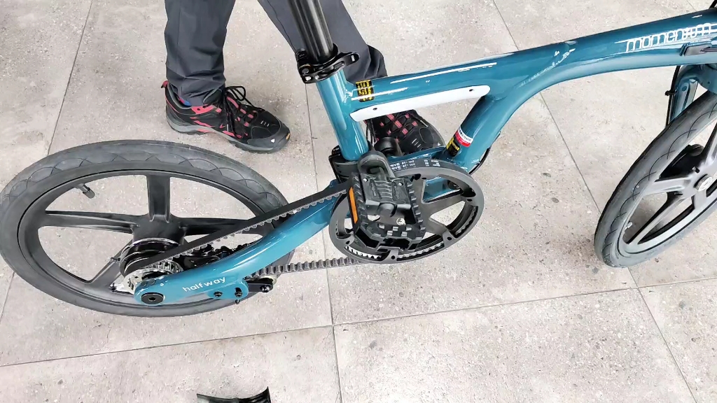 捷安特旗下休闲品牌——莫曼顿的一款轻巧灵便皮带传动小轮折叠车 ...