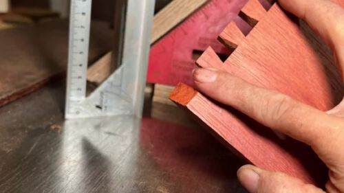 回味木工45度靠板制作过程!要想产品好模具要做好!
