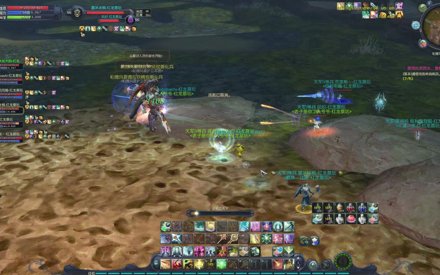 永恒之塔怀旧服 帕德玛夏 护法视角