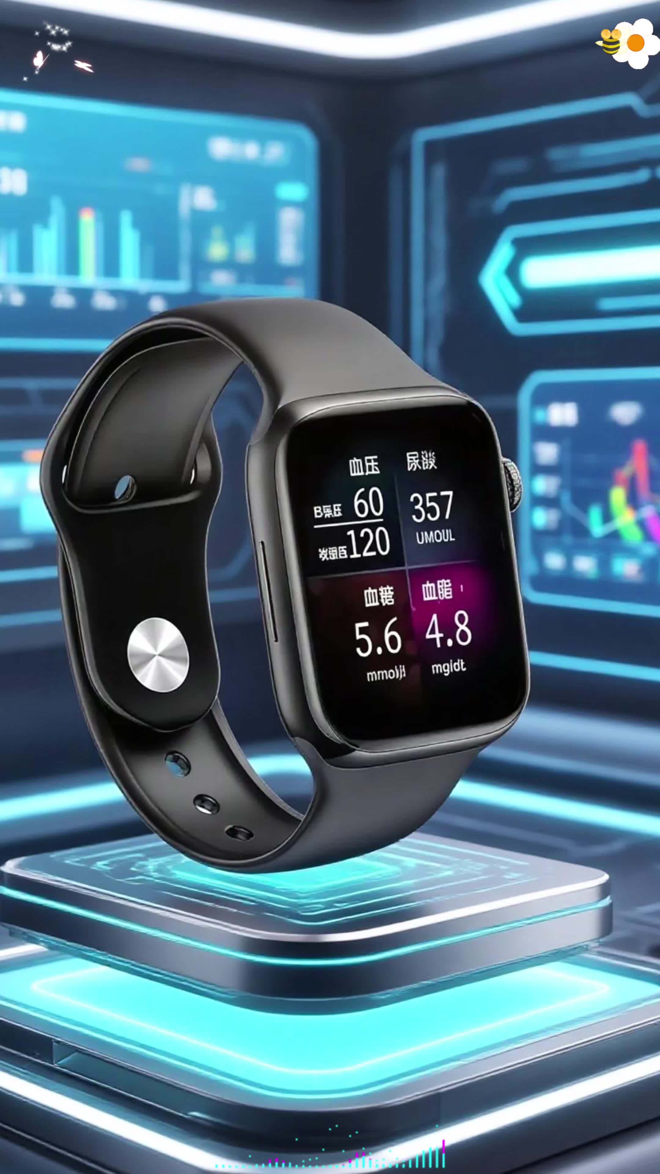 血糖血压监测智能手表#科斗技改变生活#智能手表#健康#健康生活 #...