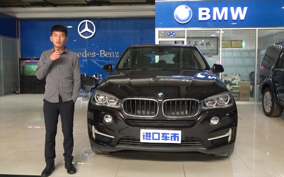 18款中东宝马X5 防爆轮胎 内饰高端