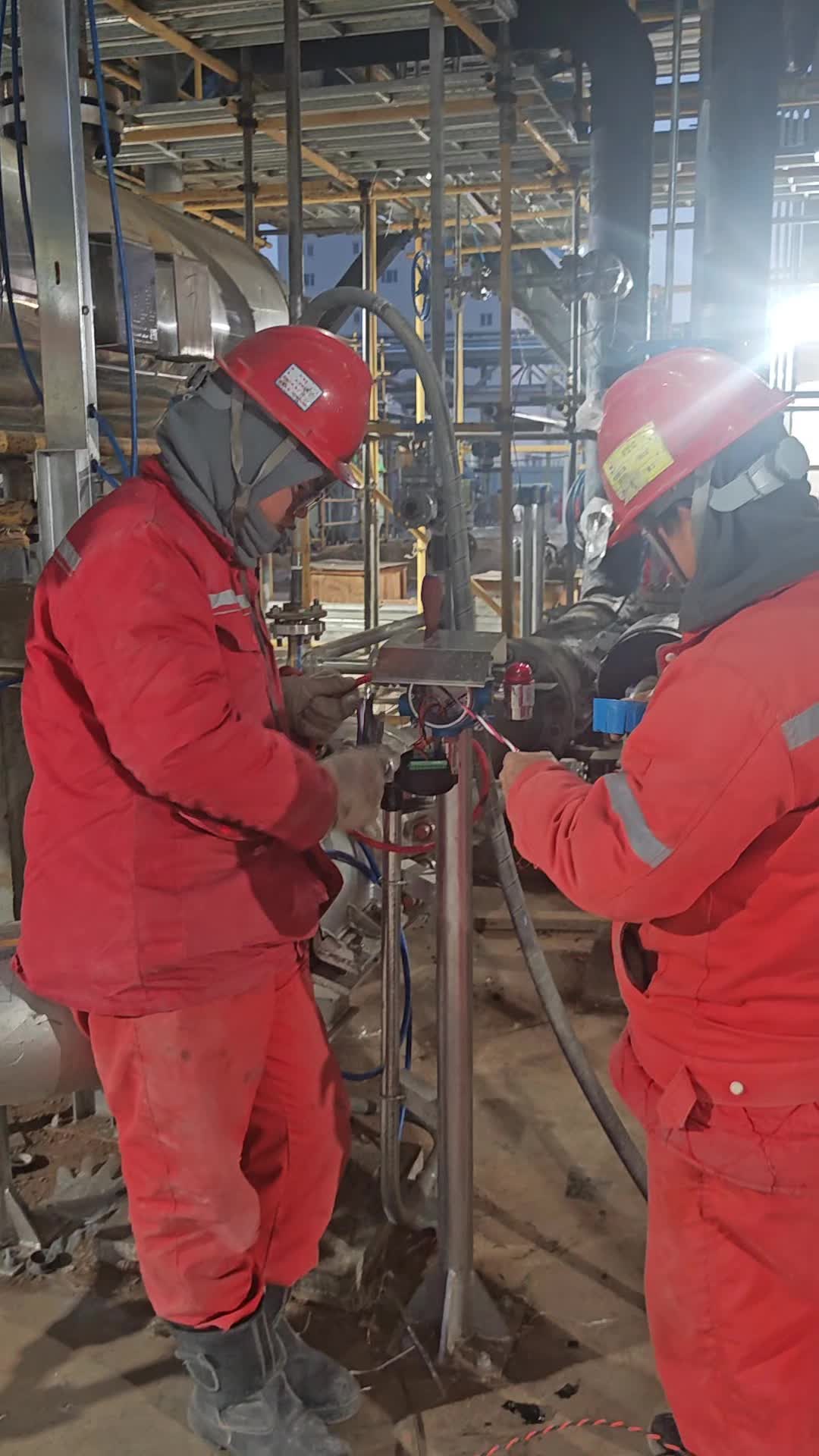 电气仪表安装,#施工现场实拍 #秀出我的硬核实力