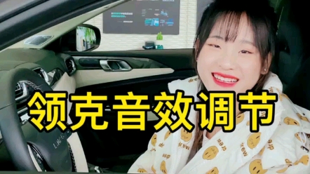 领克车上的音响怎么调更好听?你会调吗?