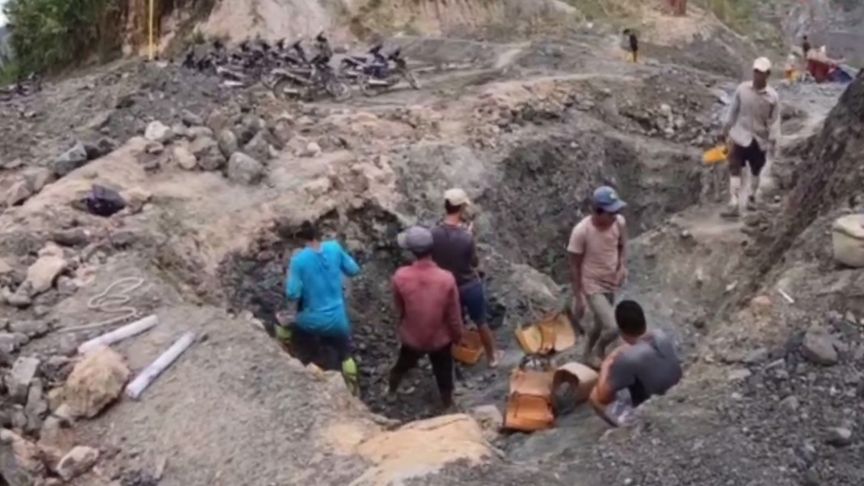 带你进入缅甸翡翠原石开采第一现场,有意想不到的收获