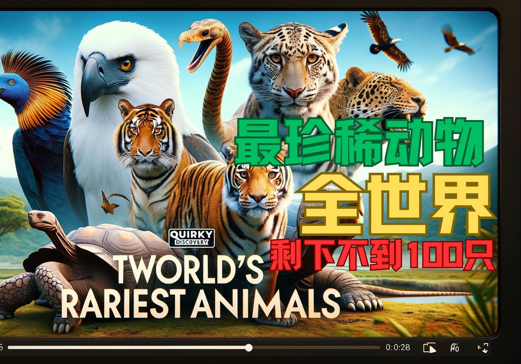 全球十大珍稀动物盘点!揭秘地球上最独特生物的奇迹之旅 | #珍稀之最 ...
