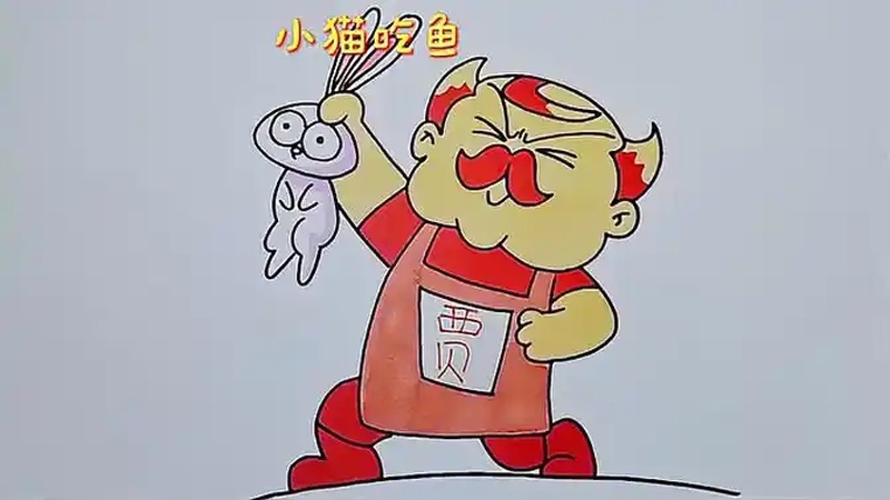 兔兔那么可爱,一年吃掉3亿只,简笔画