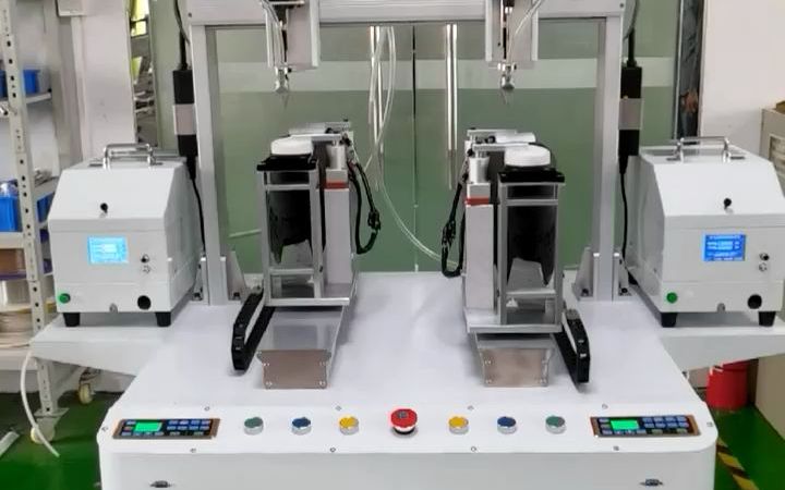 全自动拧螺丝机,螺丝自动供给机,伺服电批高效锁付,自动螺丝拧紧设备-...