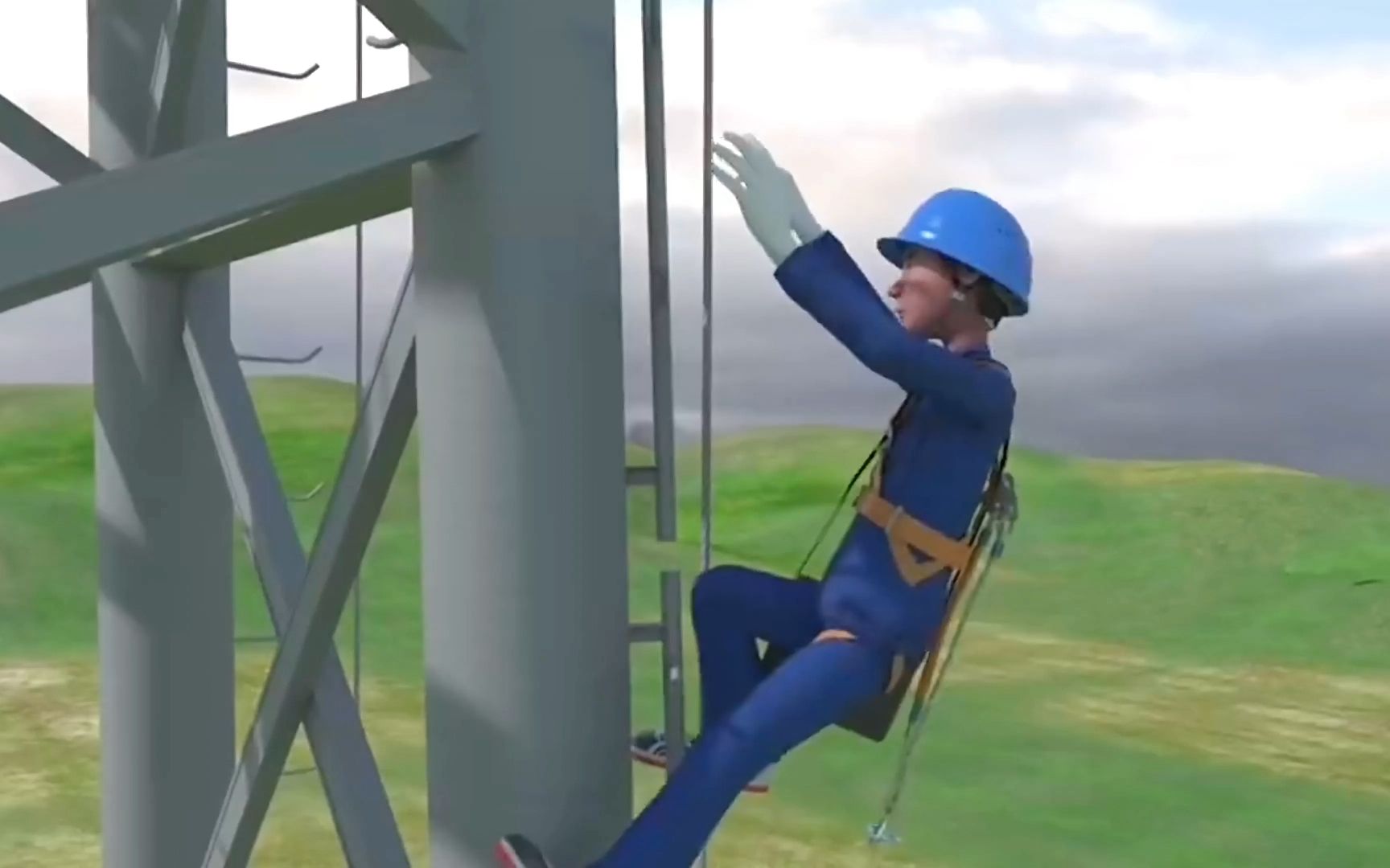 冠能商道丨输电作业安全绳,高空生命保护神