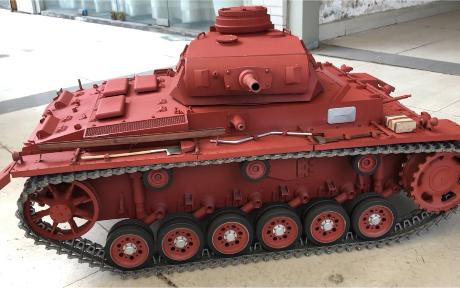 1/6 三号坦克 全金属遥控模型 炮塔旋转 升降