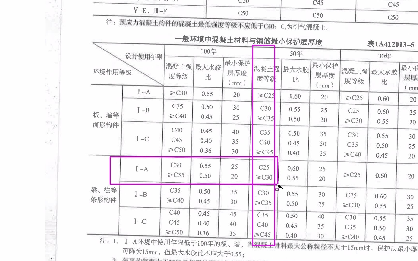 ...年,处于一般环境大截面钢筋混凝土凝土柱,其混凝土强度等级不应低于