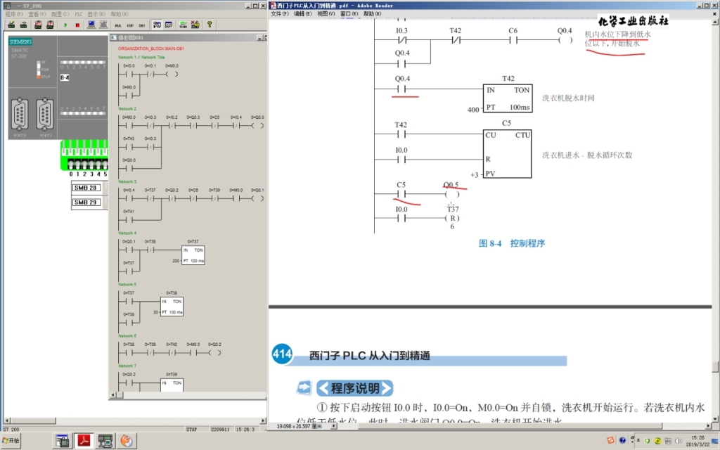 【西门子PLC】全自动洗衣机PLC程序控制案例应用
