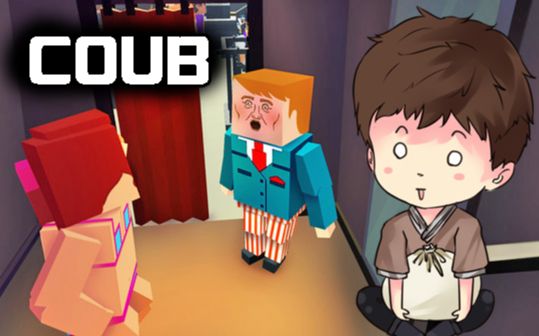 【逍遥小枫】扛着火箭筒的方块脸去购物 | 血腥购物模拟器(COUB)