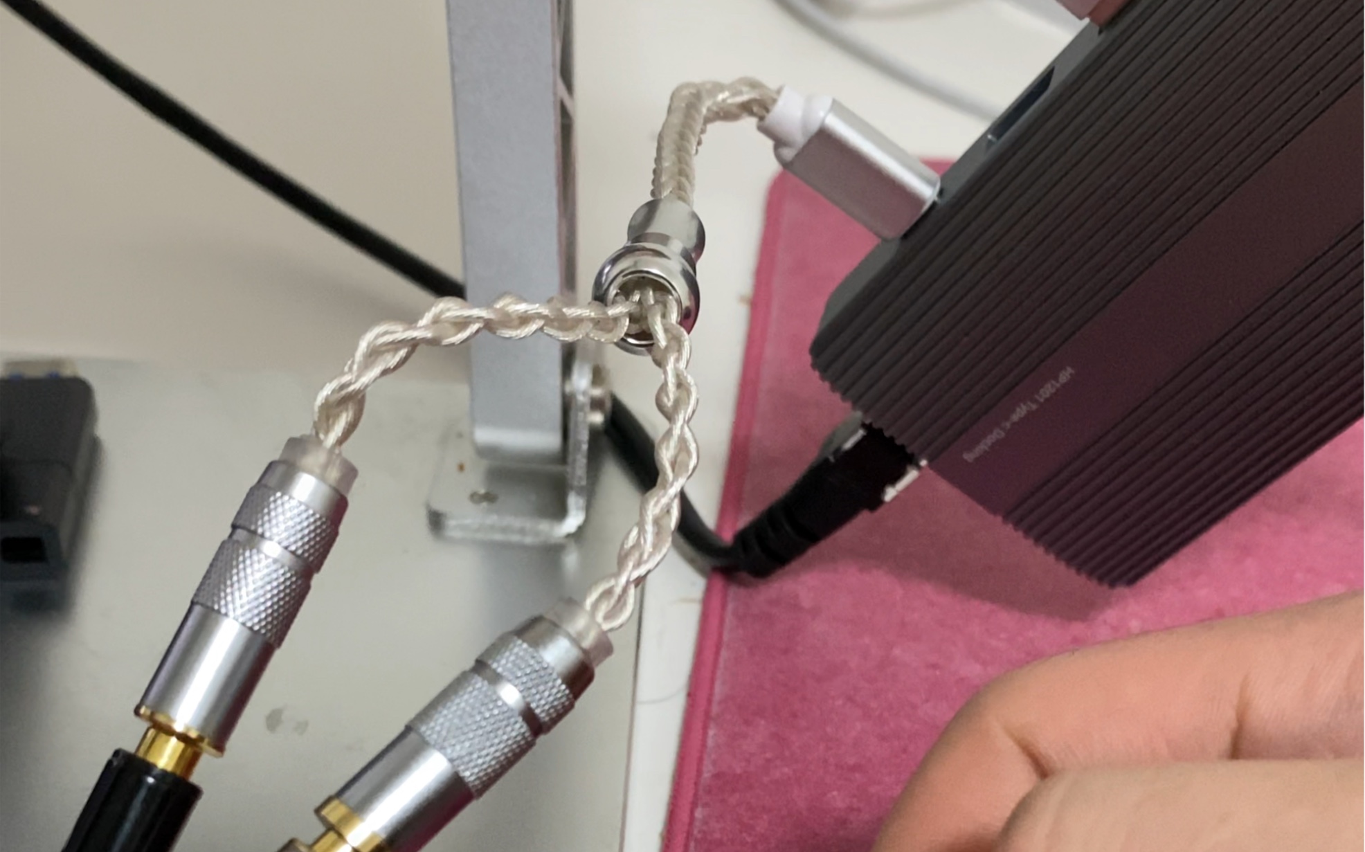 游戏直播专用转接头,解决采集卡声卡电流声