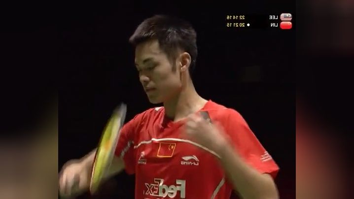 林丹vs李宗伟(林丹右手版)2011世锦赛 片段(08)