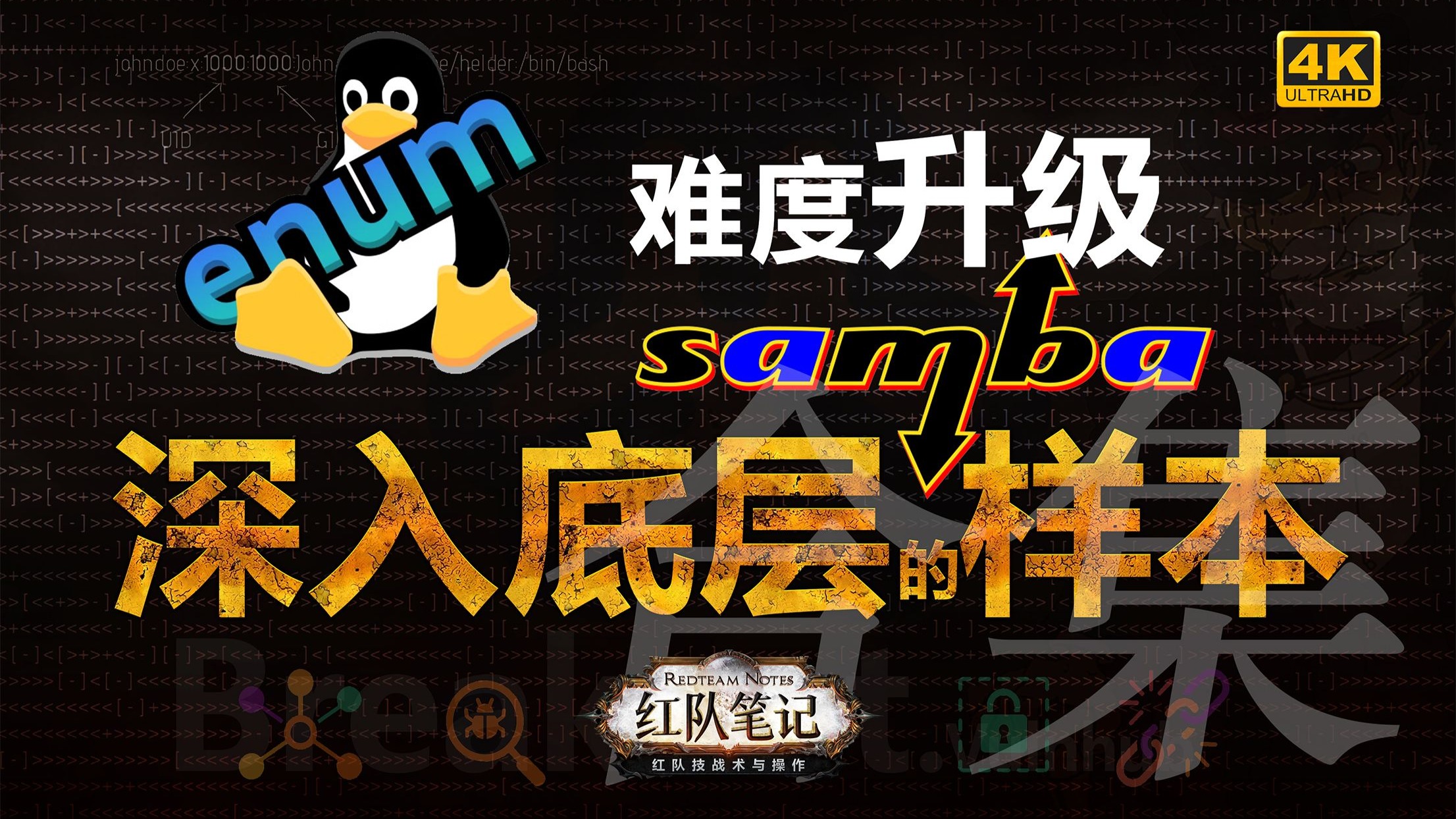 ...管理Web应用的典型利用,更有RPC RID 枚举的深度讲解。4K精讲。