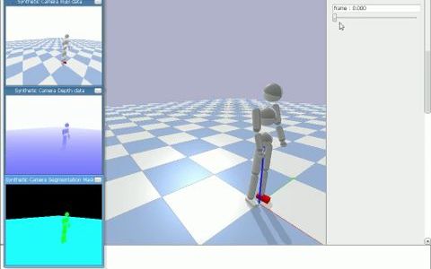 PyBullet 中的人形动作捕捉回放(搬)