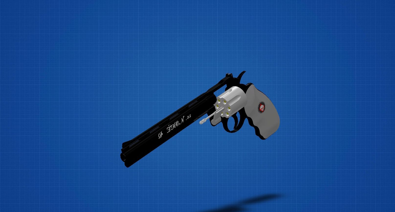 左轮手枪SolidWorks爆炸图演示