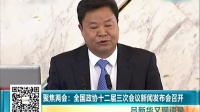 聚焦两会:全国政协十二届三次会议新闻发布会召开 吕新华又现语录[...