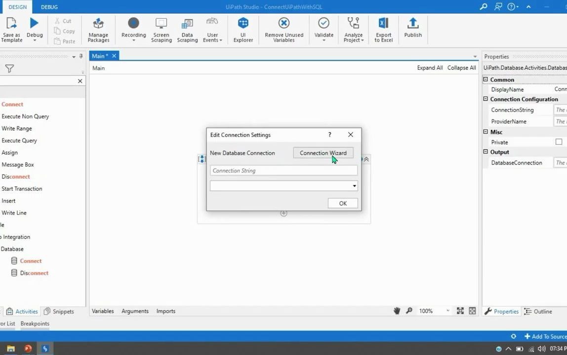 ...如何将UiPath与sqlserver连接--在UiPath和SQL-UiPath RPA之间建立...