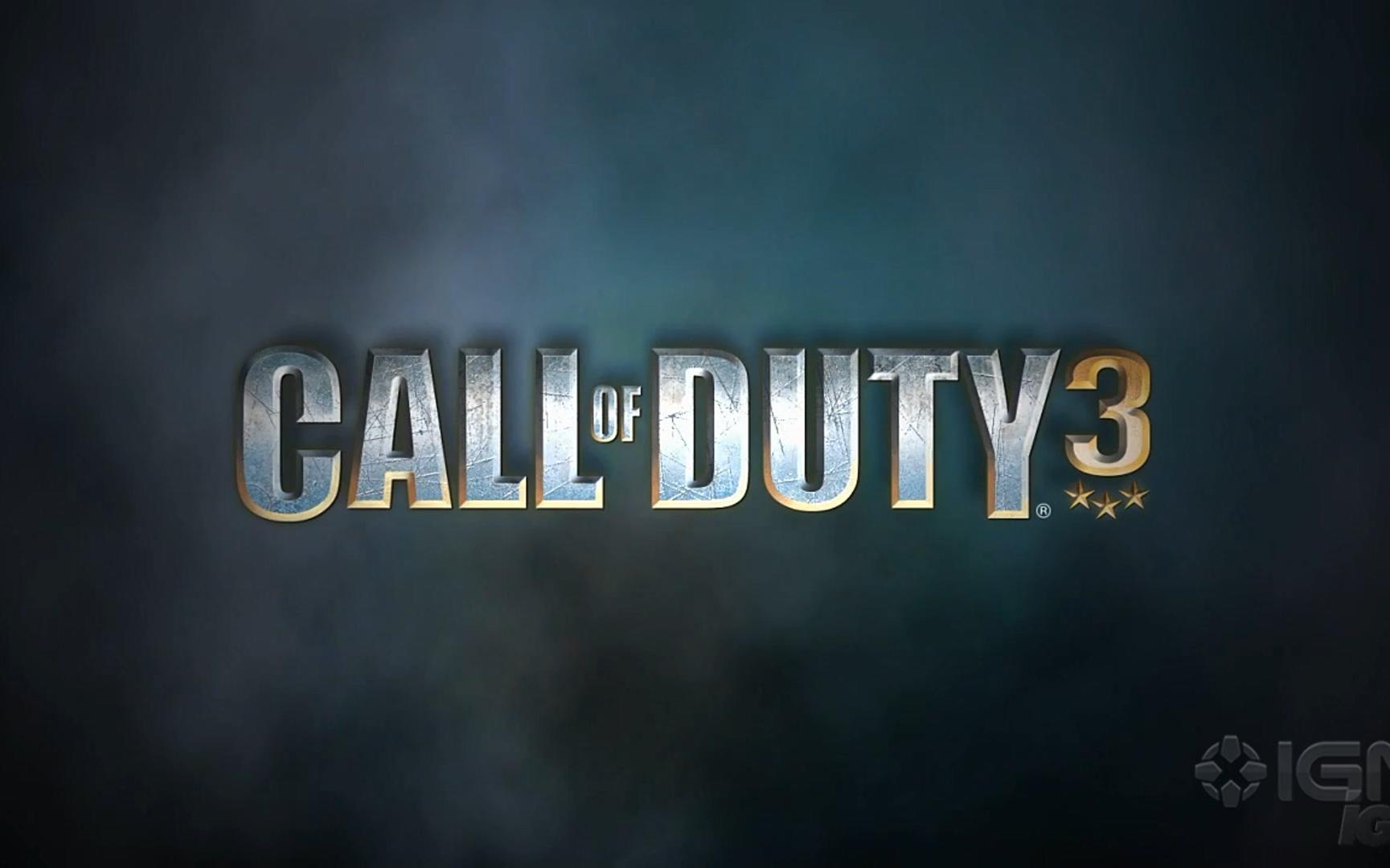 《Call Of Duty 3》Trailer 《使命召唤 3》预告片 2006_单机游戏热门视频