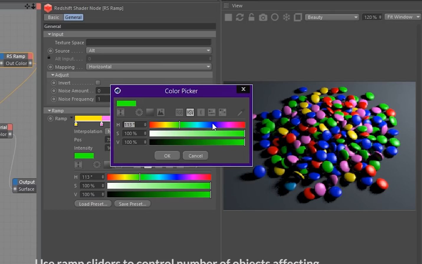 【实用教程】C4D中Redshift 实现克隆随机颜色