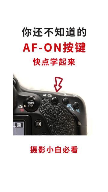 相机的后键对焦AFON,你知道怎么用吗摄影拍摄技巧摄影教学