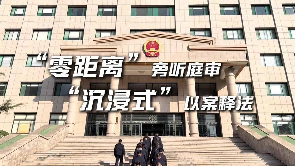 ..."沉浸式"以案释法。11月6日,潍坊市公安局组织旁听庭审活动。#以案...