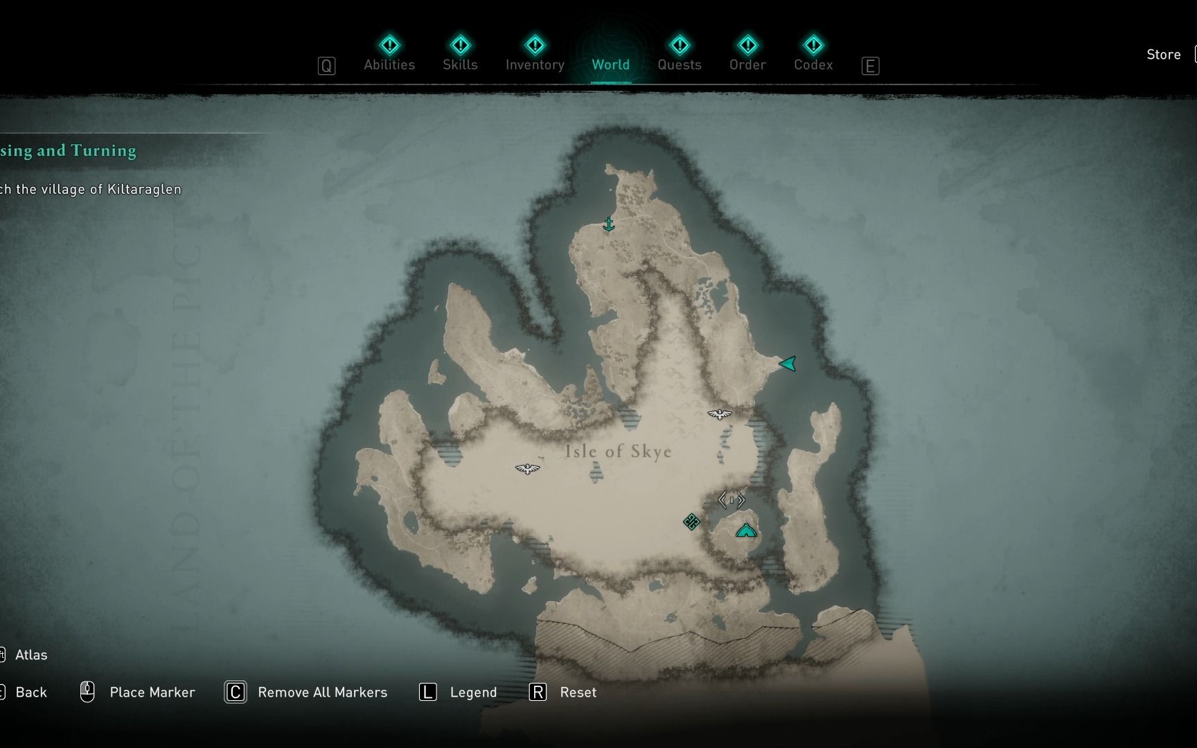 27分钟绕刺客信条英灵殿斯凯岛地图一圈