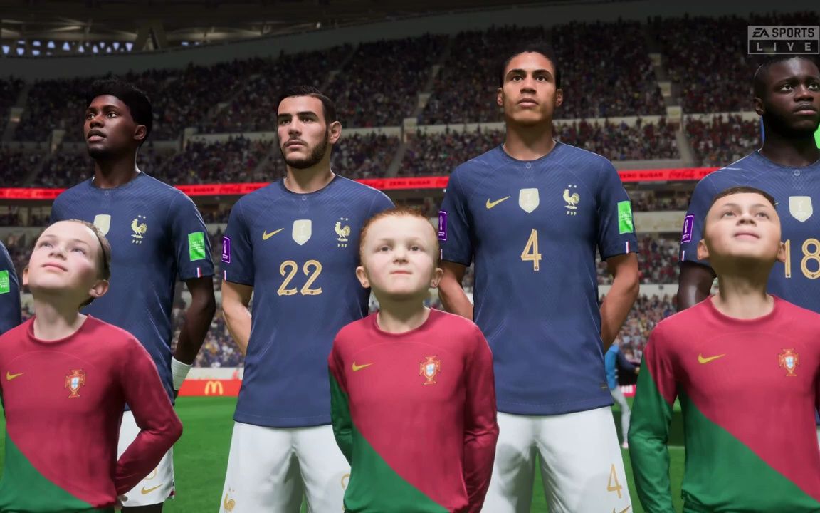 葡萄牙 vs 法国 - 世界杯 2022 卡塔尔 - 半决赛 4K