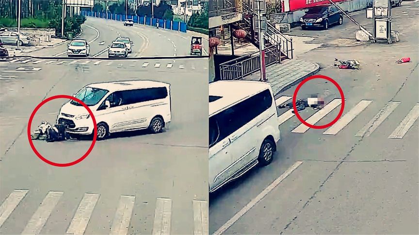 愤怒!监拍:司机被扣驾照后任性开车 撞死80岁蹒跚老人弃车逃逸