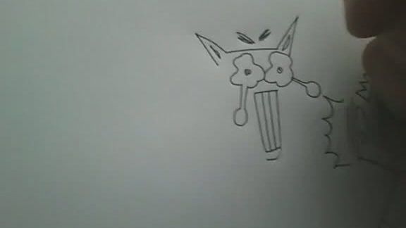 儿童简笔画,猫的画法高清
