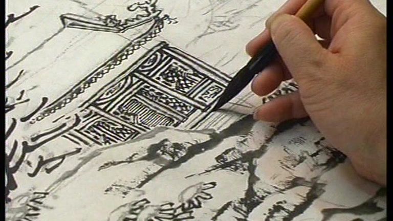 中国国画名家 界画创作代表人物高福海讲解山水画技法完整版 冬2