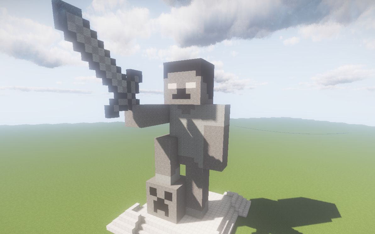 我的世界him雕像