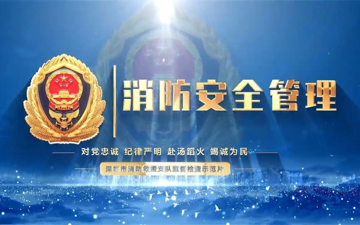 消防安全检查示范片-消防安全管理