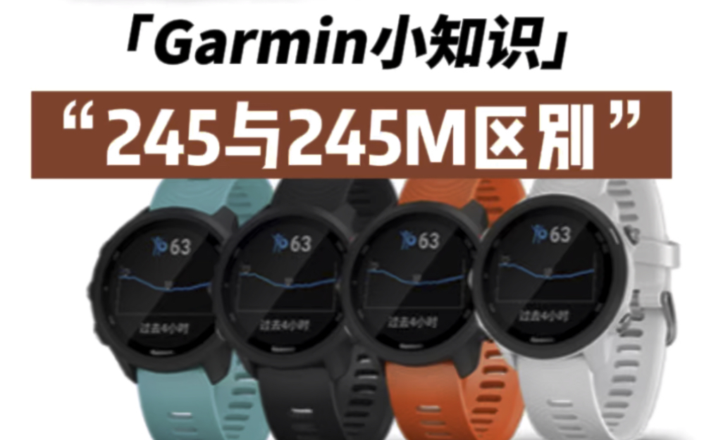 【Garmin佳明使用小知识】245与245M区别是啥